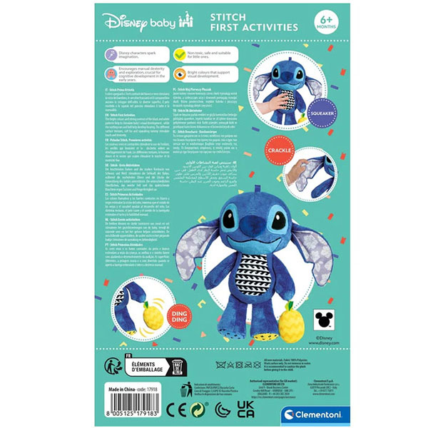 Plišana igračka Stitch Disney Clementoni CL17918