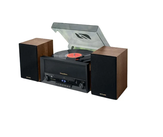 Muse (MT-120 MB) crni gramofon sa radiom