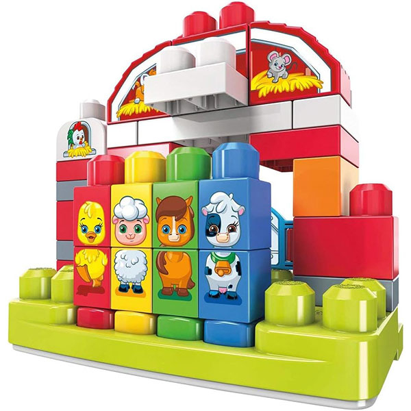 Fisher Price Mega Bloks kocke muzička farma 46pcs First Builders GCT50