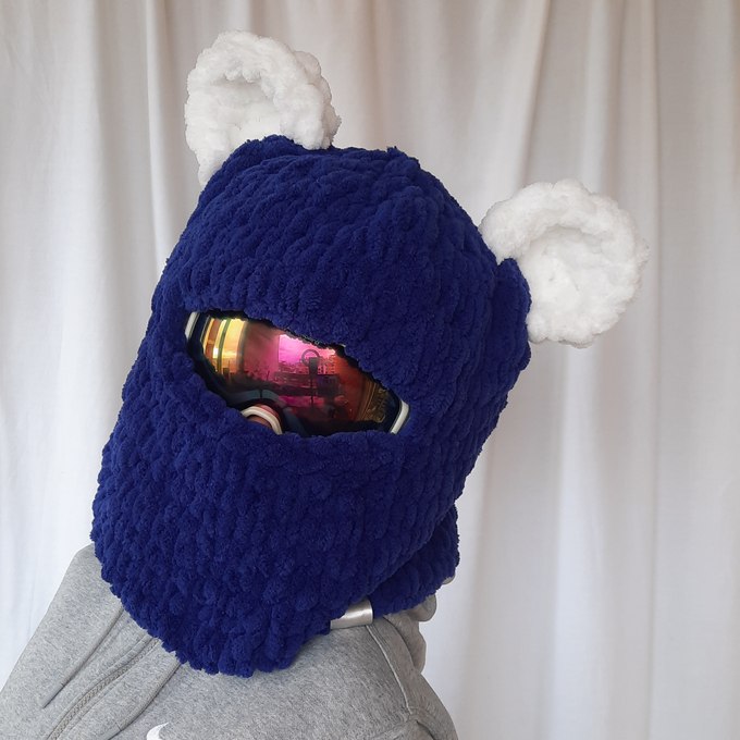 Teddy Fantomka za skijanje Ski kapa Ski balaclava