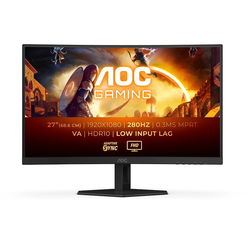 AOC C27G4ZXE VA zakrivljeni gejmerski monitor 27"