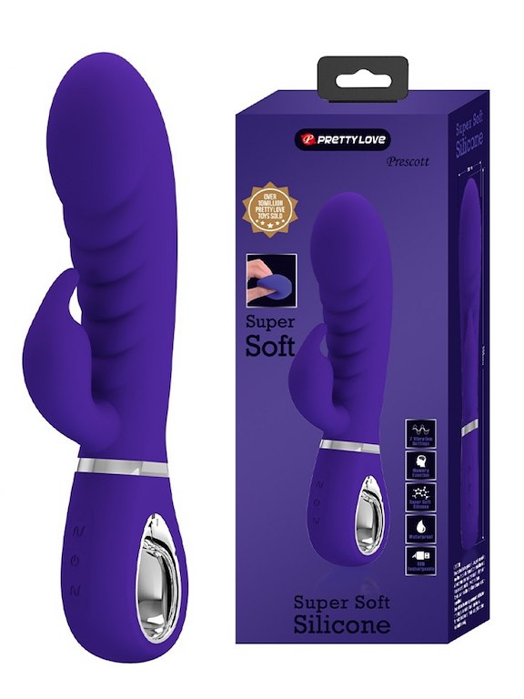 Super soft ljubičasti vibrator Prescott BI 14635-3