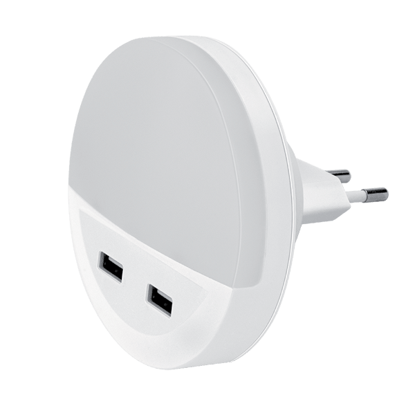 Led noćna lampa sa 2xUSB 0,5W 3000K 99USB2 Elmark