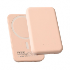 Powerbank Magsafe PD 5000 mAh roze