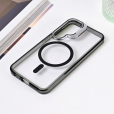 Futrola Magsafe transparent za Samsung S921B Galaxy S24 crna