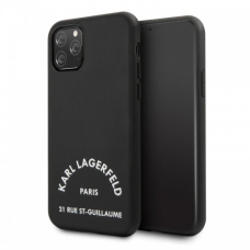 Futrola Karl Lagerfeld PU Leather ST Guillame za iPhone 11 Pro Max 6.5 crna (KLHCN65NYBK)