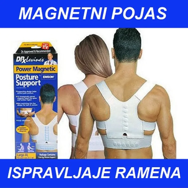 Magnetni pojas za kičmu i leđa (unisex)