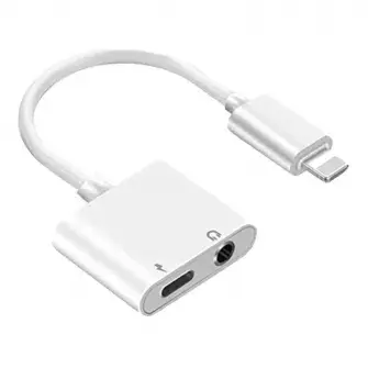 Adapter Iphone na 3.5mm stereo džek beli