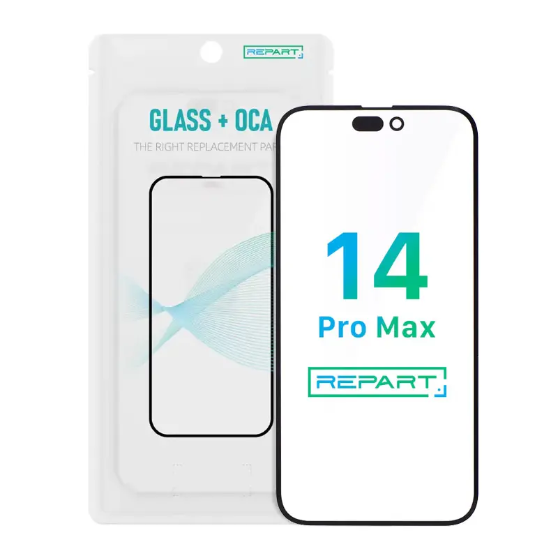 Staklo za touch screen za mobilni telefon IPhone 14 Pro Max, Crno + Oca