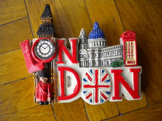 LONDON, magnet za frizider (5)