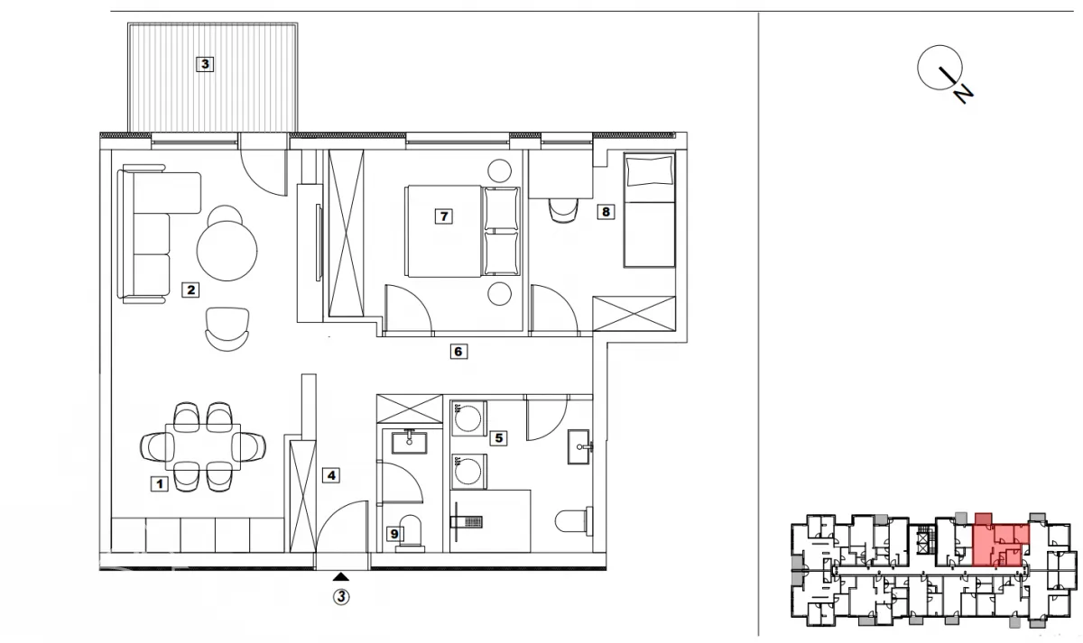 Prodaja, trosoban stan, 65m2, Nova Pazova, Stara Pazova