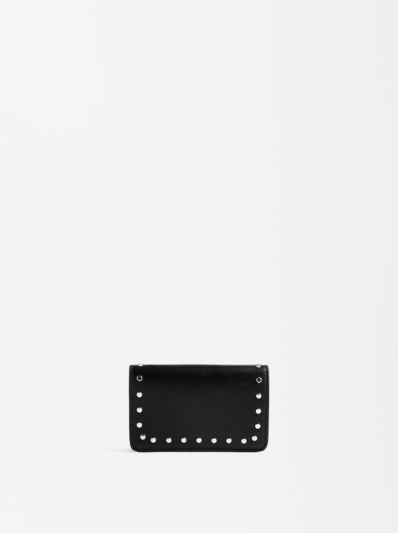 STUDDED WALLET PURSE