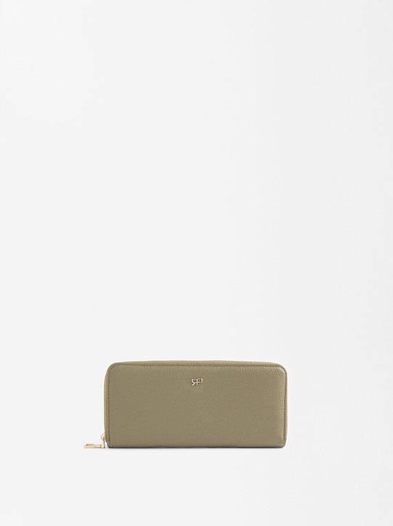 WALLET WITH ZIP FASTENING