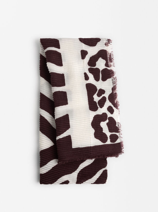 Leopard Print Scarf