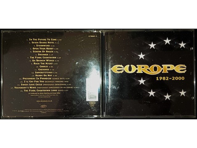 Europe-1982-2000 Made in Europe CD (1999)