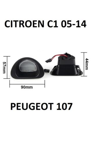 LED osvetljenje tablice Peugeot 107 Citroen C1 05-14