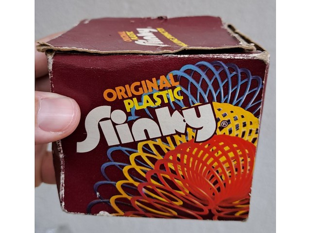 Slinky iz osamdesetih u kutiji nov stara igračka