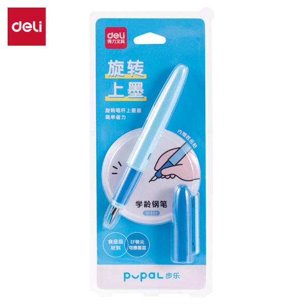 DELI naliv pero Pupal SF321 blue