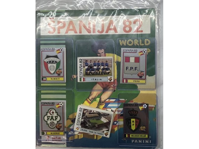 PANINI - ŠPANIJA 82 lot 4 sličice