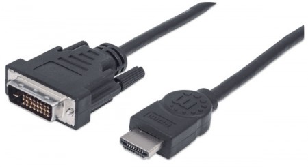 KABL HDMI na DVI-D, MM, 1.8m, Manhattan 372503