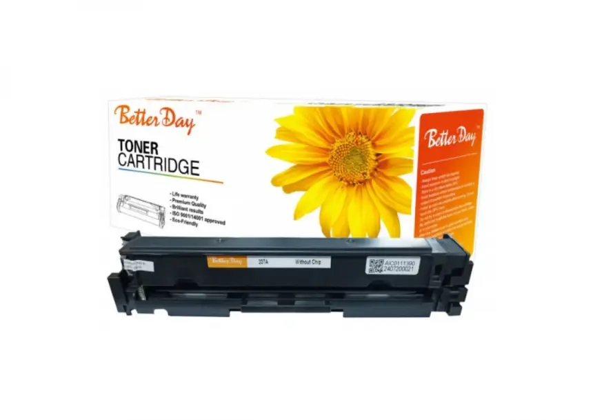 Toner BetterDay 207A(W2212A) M255/M283 zam. kaseta za HP Yellow 1.6k (bez cipa)