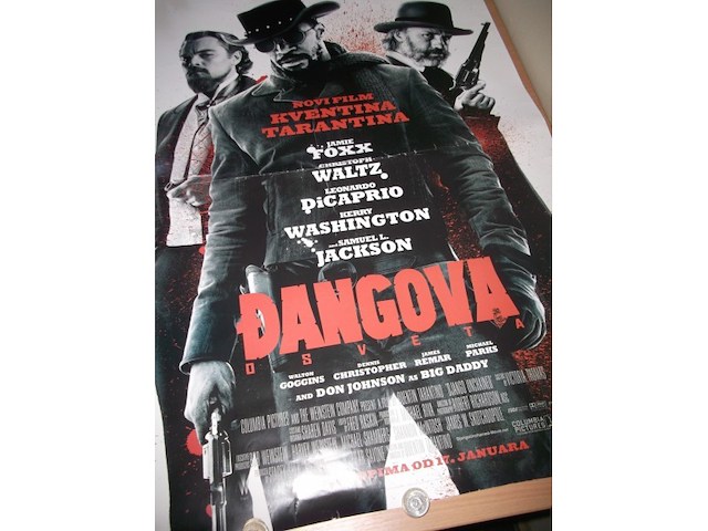 Đangova osveta - Tarantino - veliki plakat