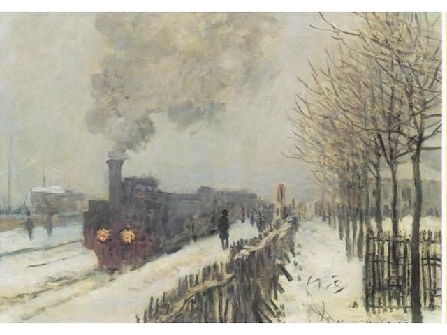 Mone / CLAUDE MONET - La Locomotive