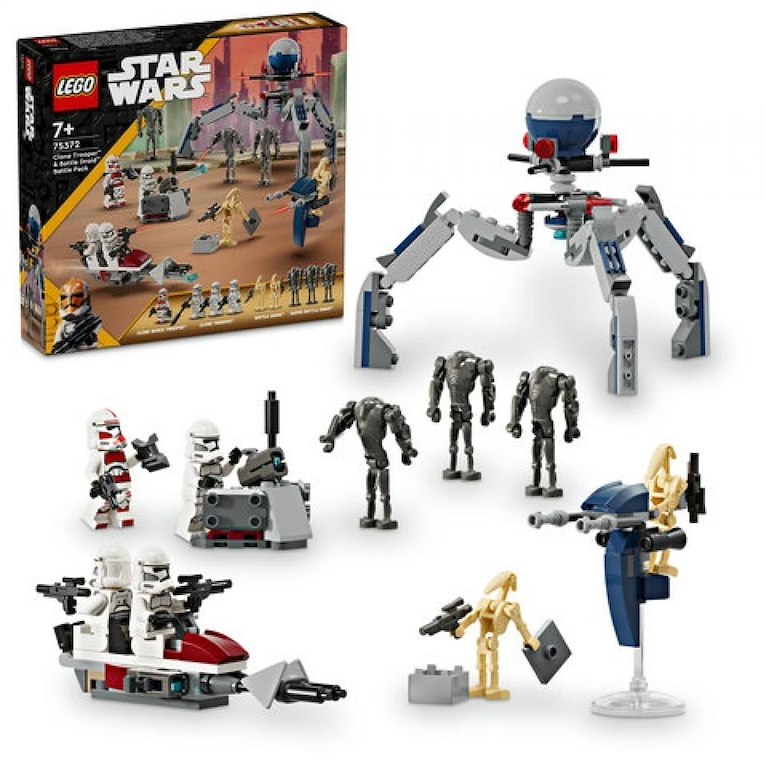 LEGO STAR WARS TM CLONE TROOPER AND BATTLE DROID