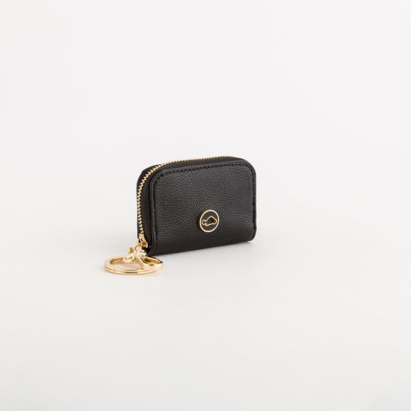 KEYRING COIN PURSE, Black, SINGLE SIZE ( 181128 )