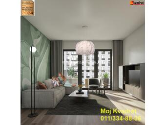 Savski venac, Beograd na vodi - BW King's Park Residence, 157m2 - trostrano orijentisan - BEZ PRO...