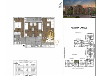 Prodaja četvorosobnog stana 82m prostrano i moderno, Novi Sad