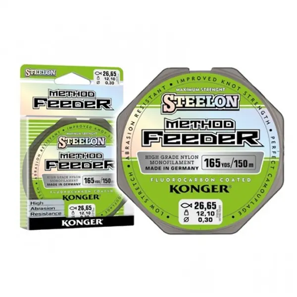 Konger Najlon za pecanje Steelon Method Feeder 0.20mm