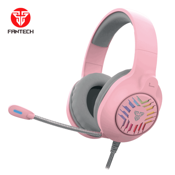 Slušalice Fantech MH87 Blitz Gaming Sakura Edition roze rgb 3.5mm+USB (3.5mm spliter 2in1)