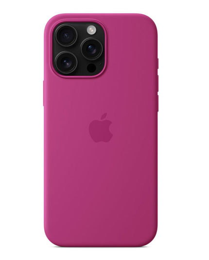 Silikonska maska za iPhone 16 Pro Max sa MagSafe-om - Fuchsia