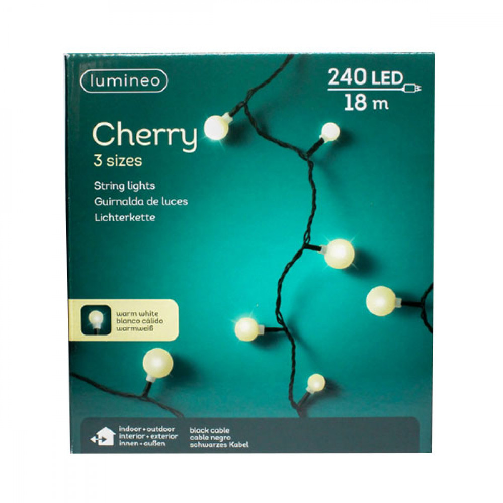 Spoljašnje Led novogodišnje lampice Cherry L1800cm Lumineo 494647