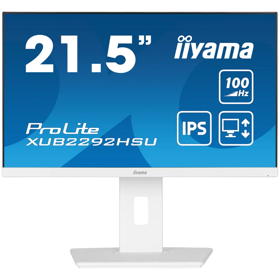 iiyama Monitor 21.5" Iiyama XUB2292HSU-W6 IPS 1920x1080/100Hz/0.4ms/HDMI/DP/USB/beli