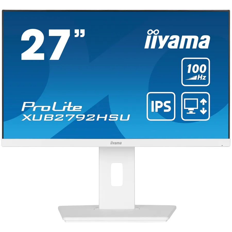 iiyama Monitor 27" Iiyama ProLite XUB2792HSU-W6 IPS 1920x1080/100Hz/0.4ms/HDMI/DP/USB