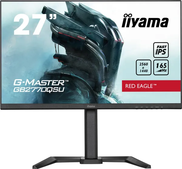 iiyama Monitor 27" Iiyama G-master GB2770QSU-B5 IPS 2560x1440/165Hz/0.5ms/HDMi/DP/USB