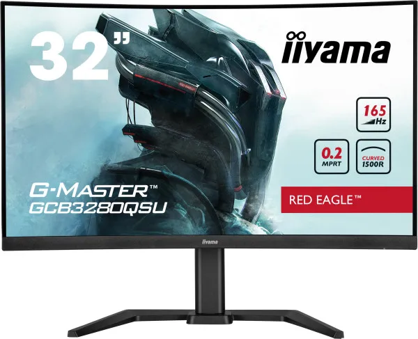 iiyama Monitor 31.5" Iiyama GCB3280QSU-B1 VA 2560x1440/144Hz/0.2ms/HDMI/DP/USB/zvučnici