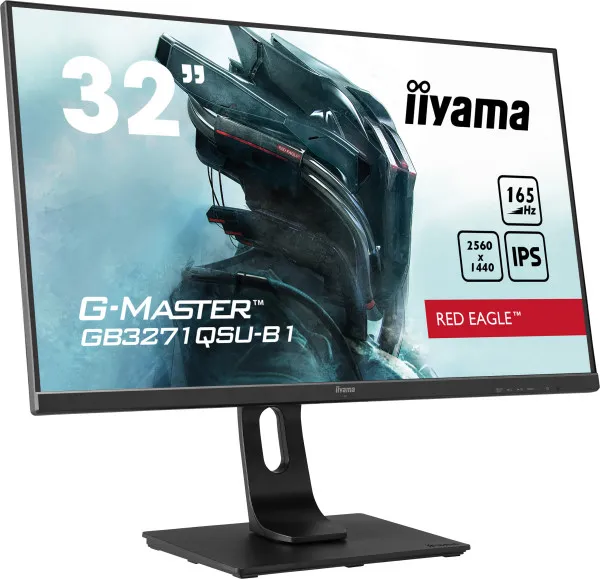 iiyama Monitor 31.5" Iiyama GB3271QSU-B1 IPS 2560x1440/165Hz/1ms/2xHDMI/2xDP/USB/zvučni