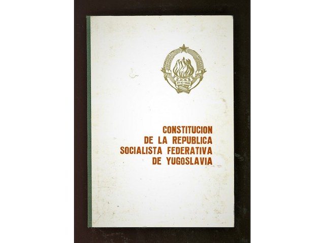 Constitucion de la RSF de Yugoslavia