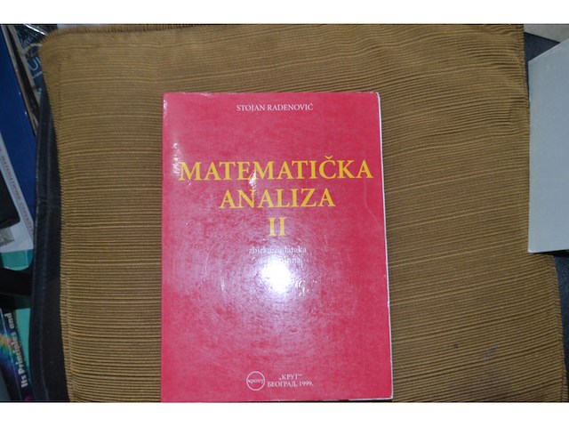 MATEMATIČK ANALIZA II zbirka rešenih zadataka Rađenović