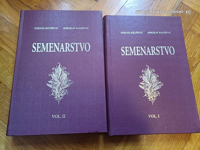 MILOŠEVIĆ, MALEŠEVIĆ, SEMENARSTVO 1-2