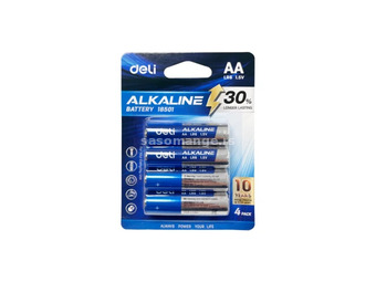 BATERIJE ALKALNE DELI AA LR6 1/4 E18501