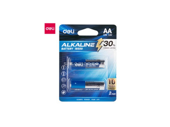 BATERIJE ALKALNE DELI AA LR6 1/2 E18500