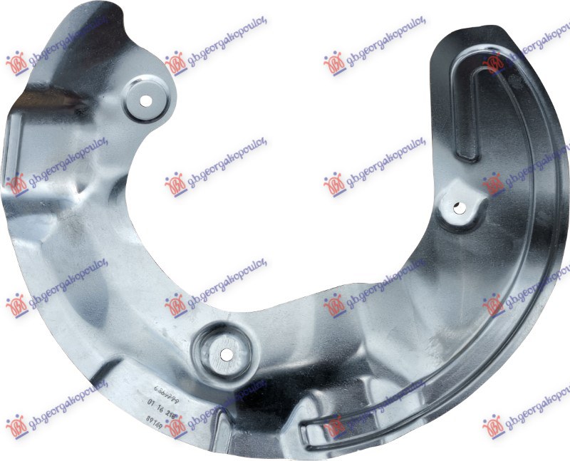 ZASTITA PREDNJEG KOCIONOG DISKA ALUMINIJUM Leva str. MINI COOPER/ONE (F55/F56) (2021-) (OEM: 34106869779)