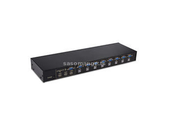 KVM switch 8 PC-a na isti monitor,mis,tastaturu JWD-SP27