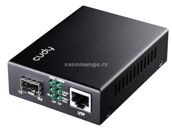 Cudy MC220 Gigabit Ethernet Media Converter 10/100/1000M SFP Slot to 10/100/1000M RJ-45