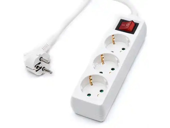 Produžni kabl Kettz KT-PK06UC3.4B 6 utičnica/1xUSB/1xTip C/IP20 stepen zaštite 3m