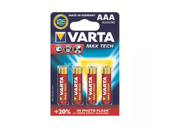 Baterija Varta LR3 Max Tech AAA 1/4